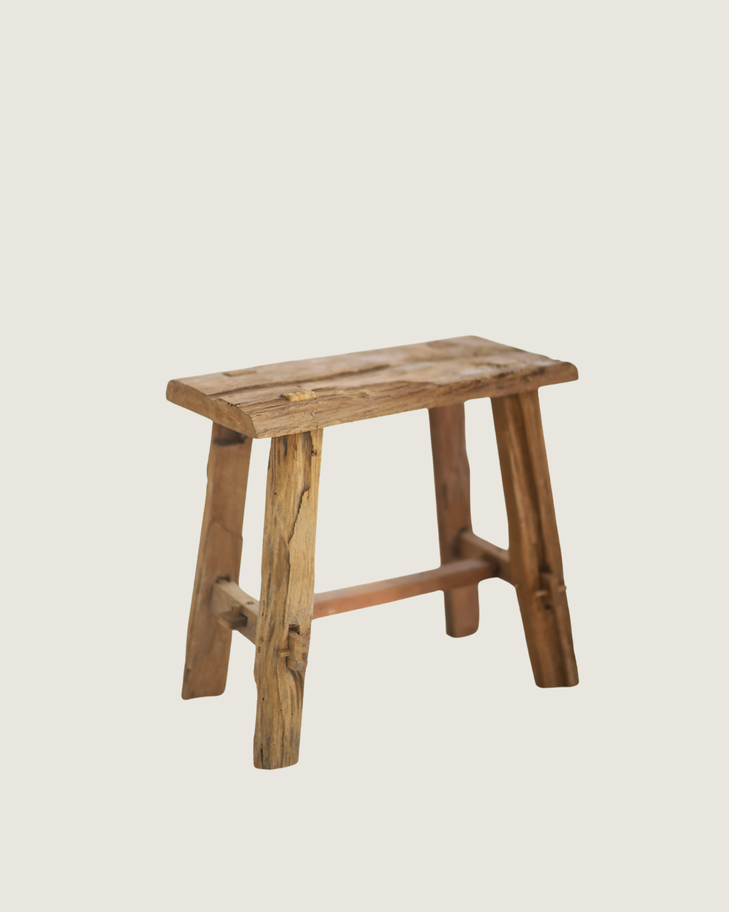 Vintage Elm Stool – Twenty Third